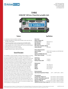 4-Channel Backup Amplifier Switch | AtlasIED