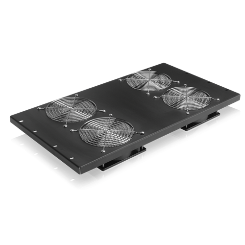 Top-Mounted 19" Fan Panel with Four Fans for Full Size Racks with 6RU ...