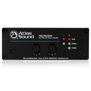 Dual Channel Commercial Grade Amplifiers | AtlasIED - Protect, Inform ...