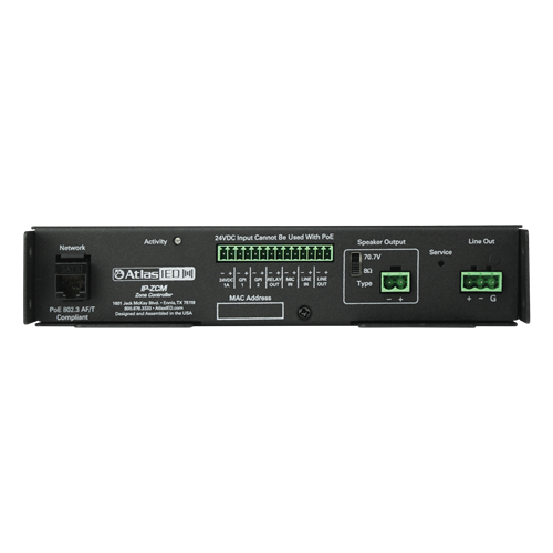 PoE+ IP Addressable Digital-to-Analog Gateway w Line Level Out ...