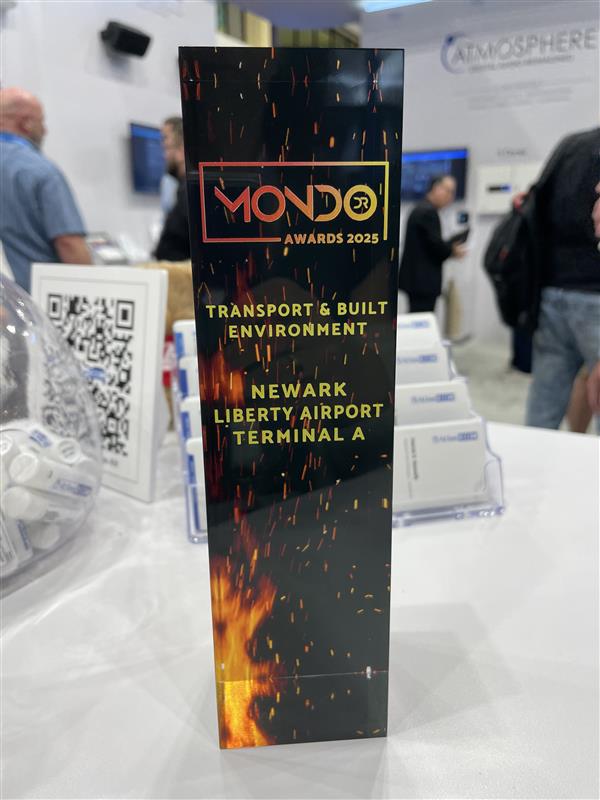 Wins Mondo DR Award for Newark Airport Installation | AtlasIED