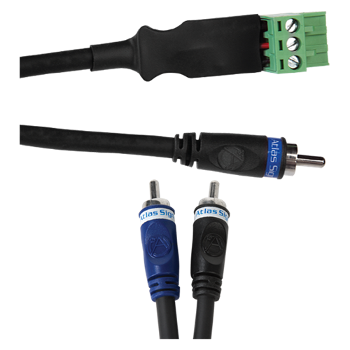Unbalanced Audio Cables | RCA | Phoenix Connector | AtlasIED
