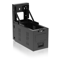 Slim Design Fold Forward Half Width Wall Mount Racks | AtlasIED