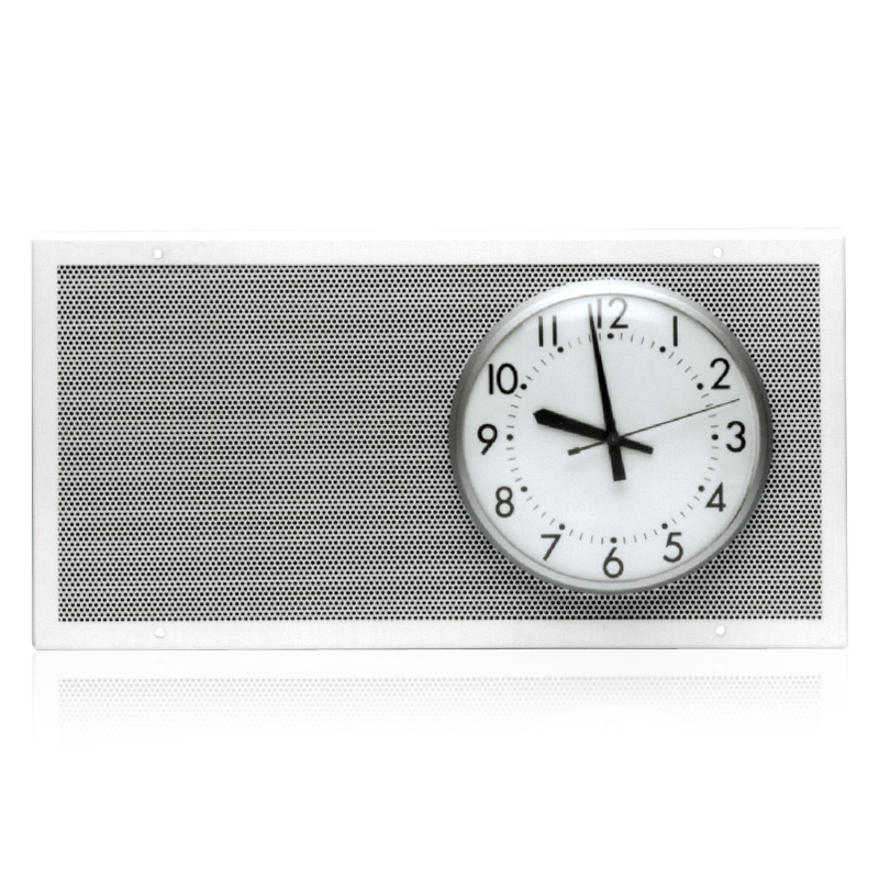 8" Speaker & Analog Clock | AtlasIED