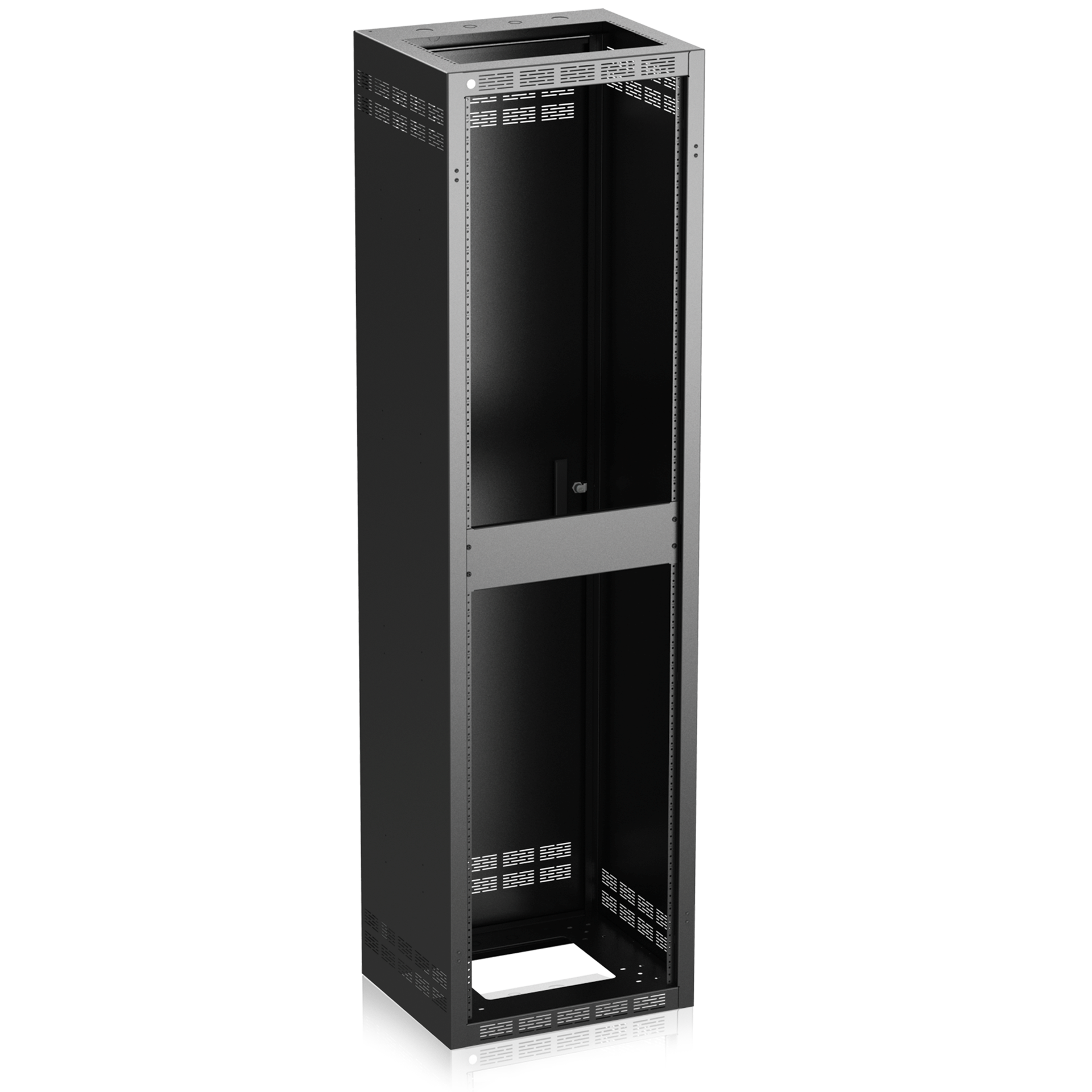 Vertical Utility Floor Racks with Fixed Mounting Rails | AtlasIED